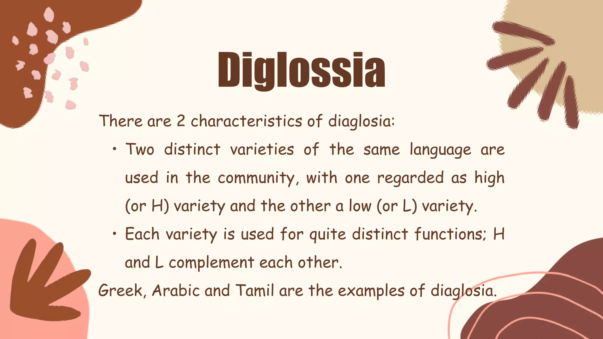 Diglossia, Bilingualism, & Multilingualism_by Alya, Azzahra, & Difanti ...