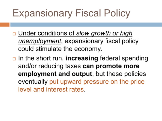 7b govts role in stabilizing the economy | PPTX