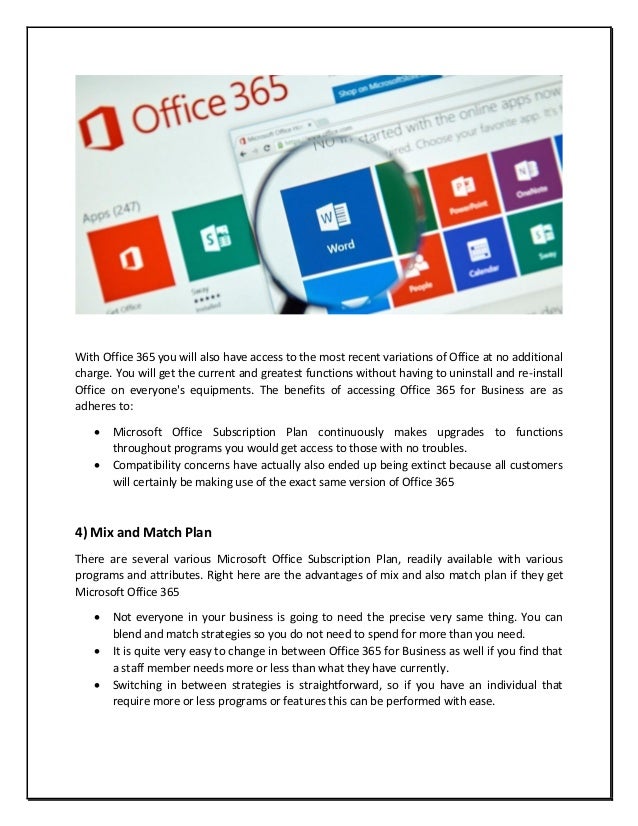 7 biggest benefits of microsoft office 365 for business
