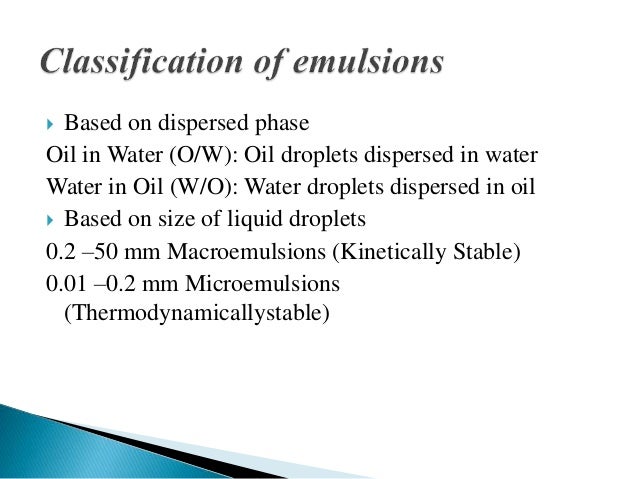 7 biphasic liquid dosage form emulsion | PPT