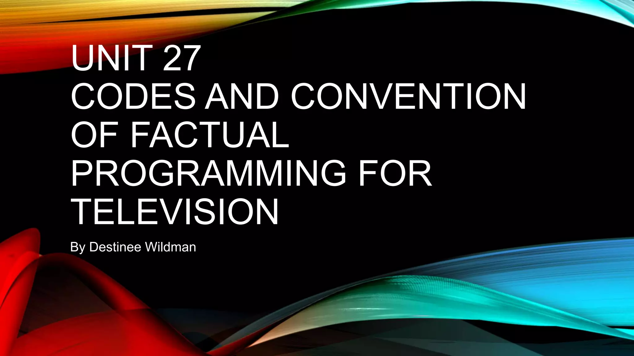 Factual programming powerpoint 4 | PPTX