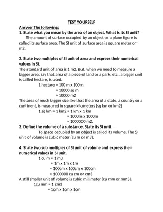 7 B PHYSICS notes.doc for class 7 very good | PDF
