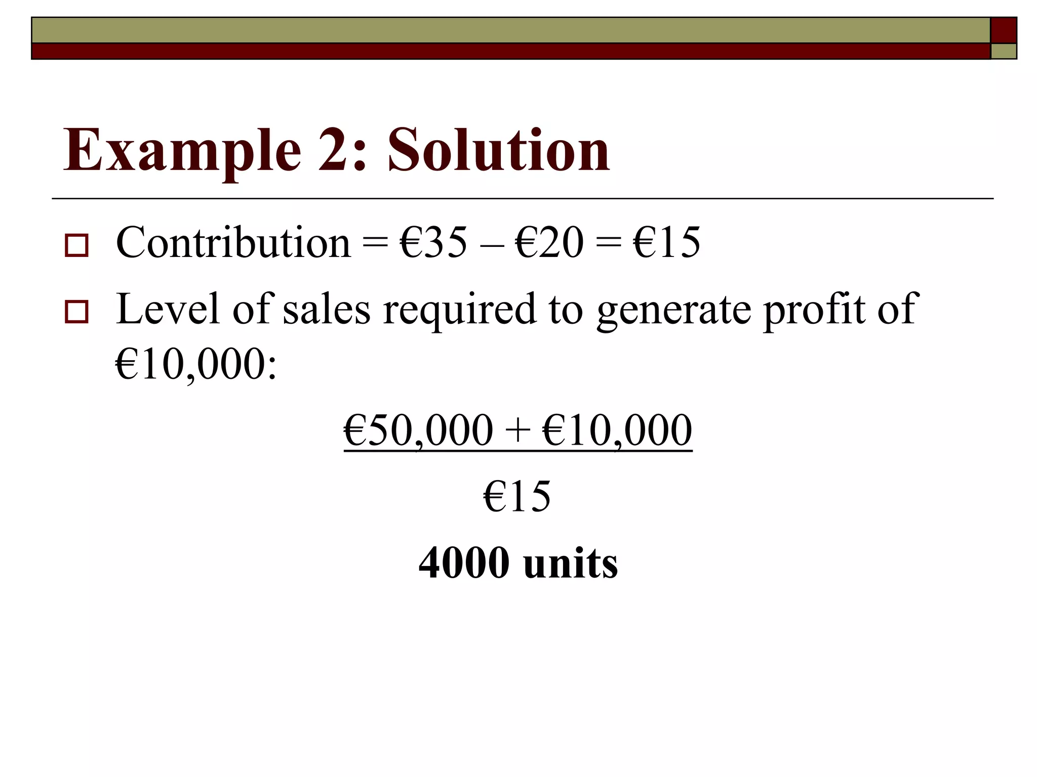 7 breakeven analysis | PPT