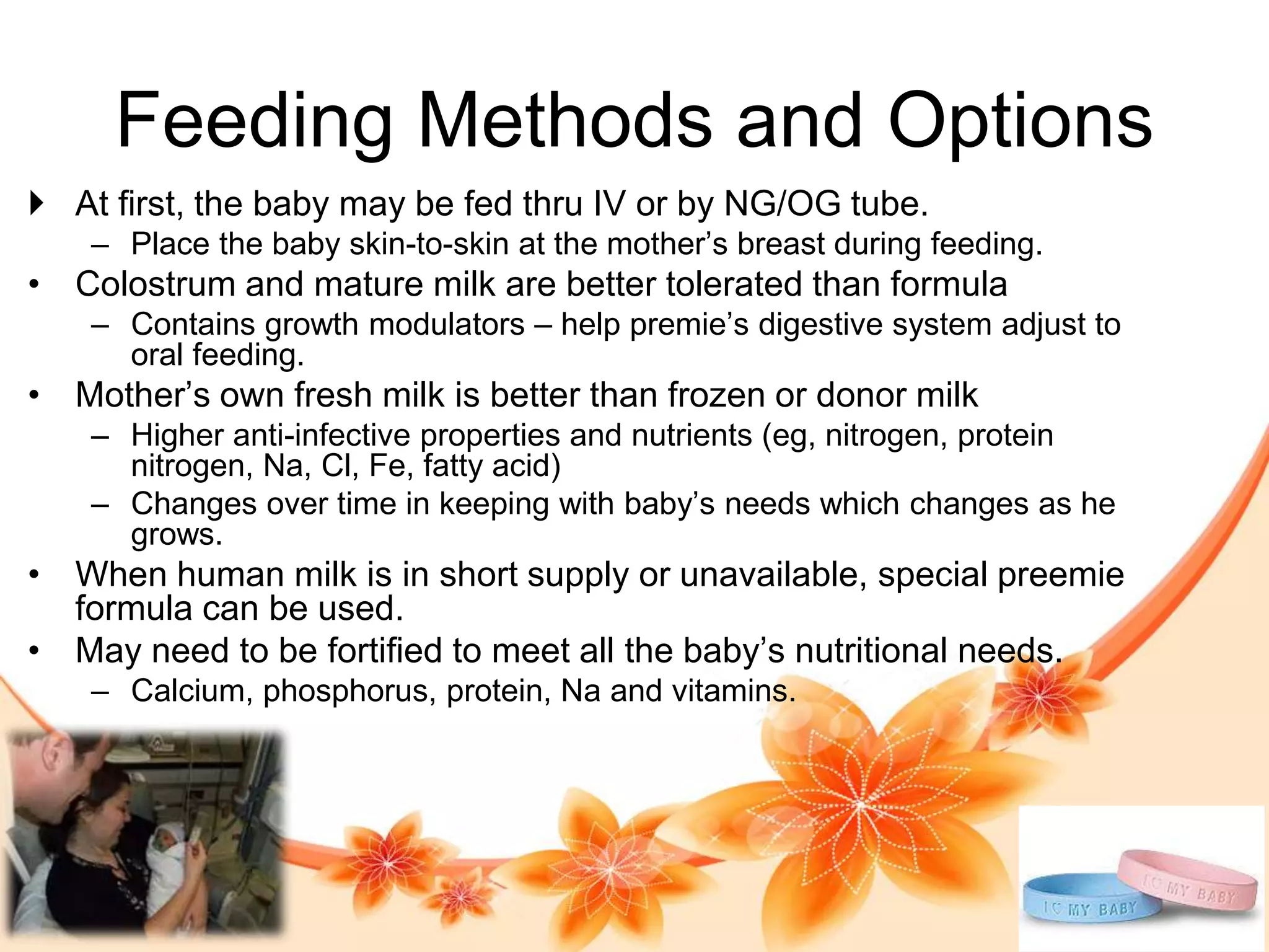 7 breastfeeding the premature and the sick term baby | PPTX