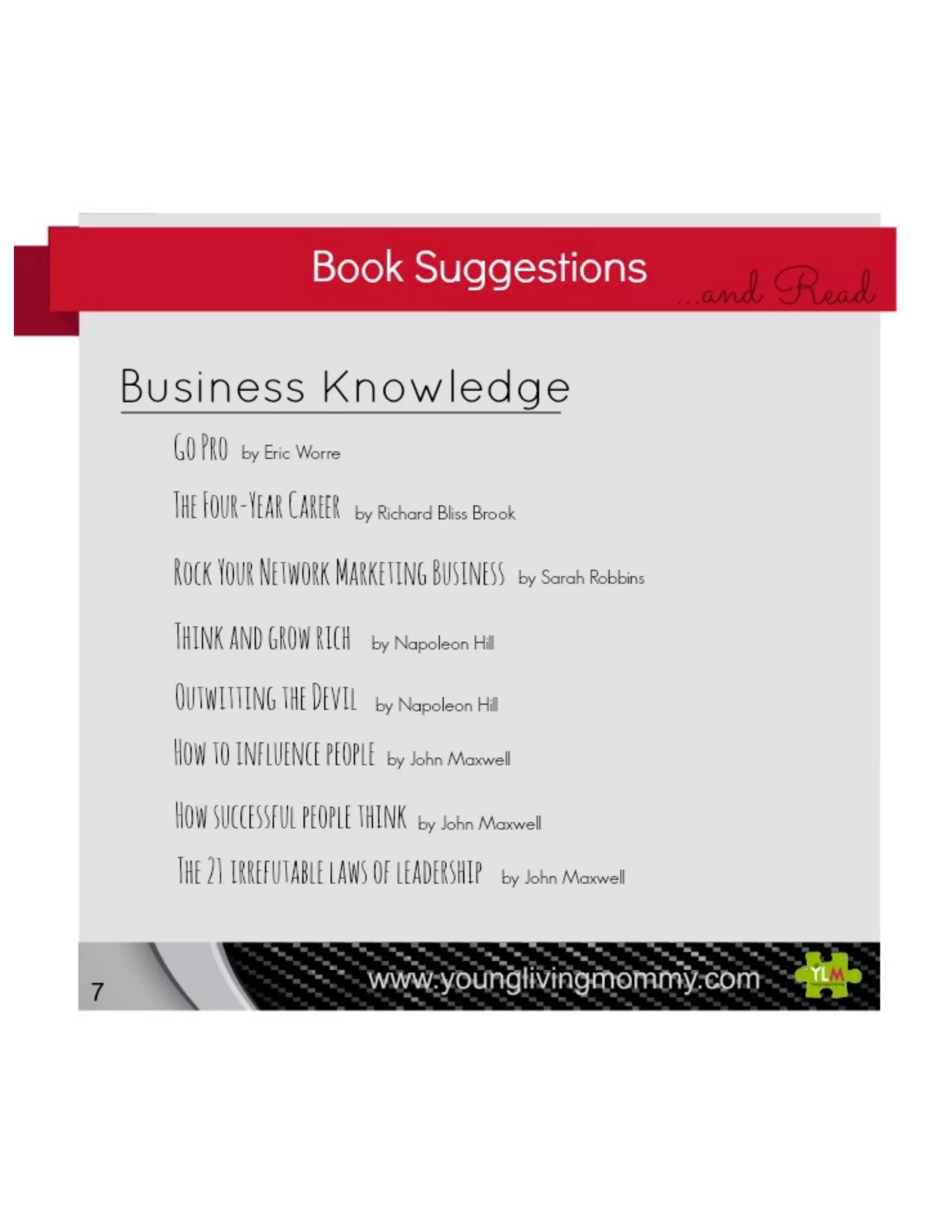 7 businessknowledgebooksuggestions | PDF