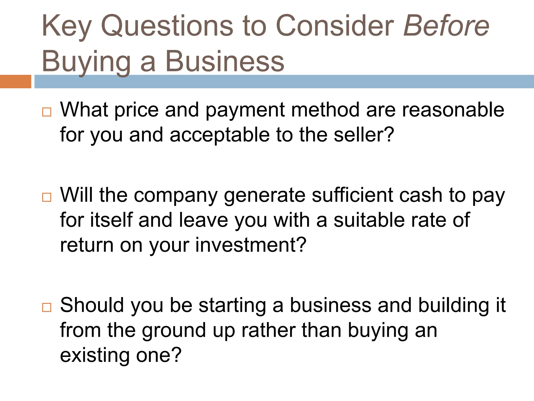 7 Buying a Business.ppt