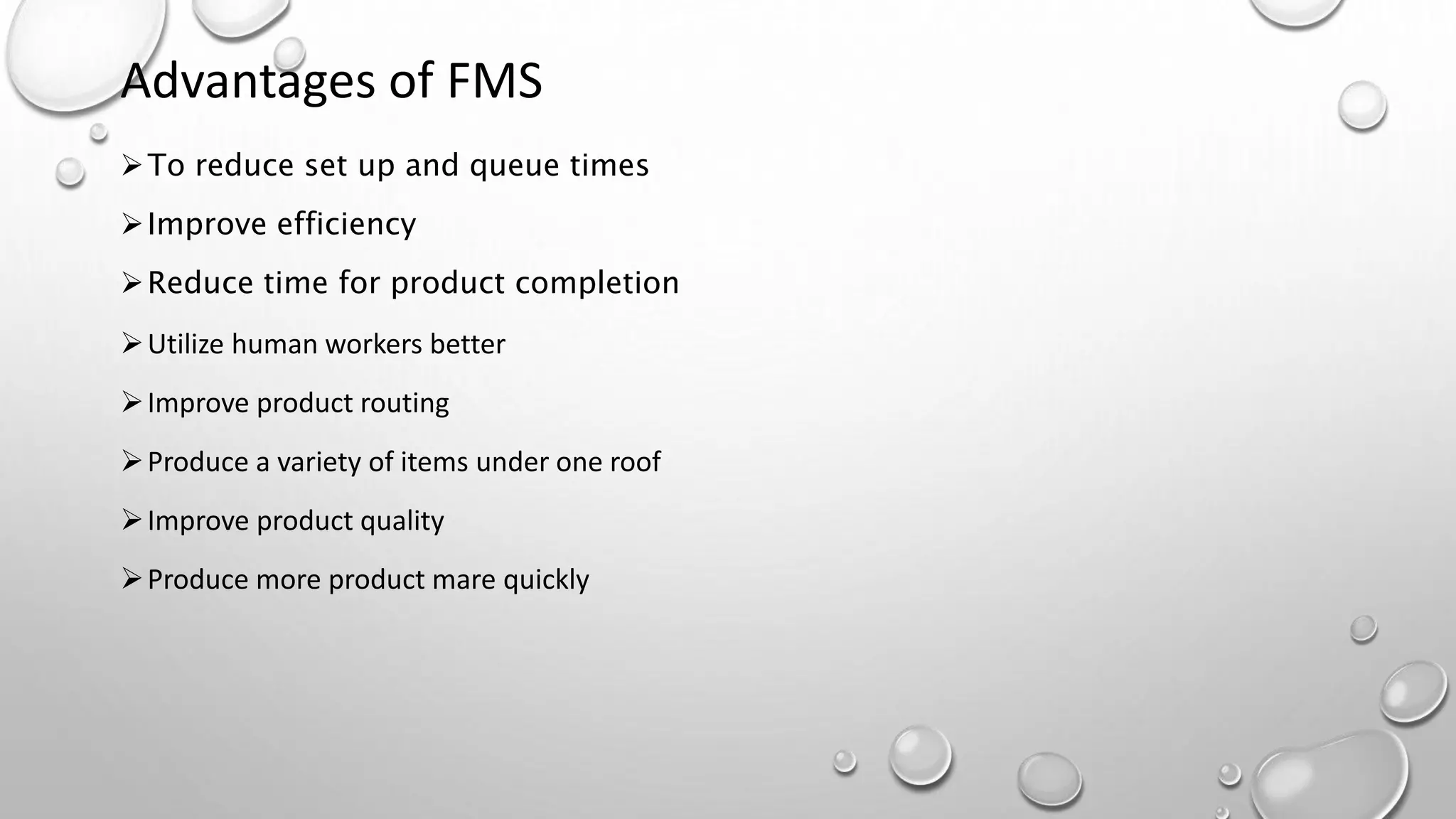 Flexible manufacturing system ppt | PPTX