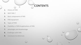 Flexible manufacturing system ppt | PPTX