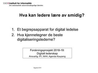 Digitalt lederskap | PPTX