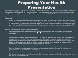 7c. Discussing Health Conditions - Presentation | PPTX