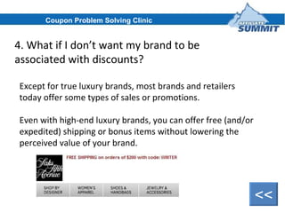 Coupon Problem Solving Clinic | PPT