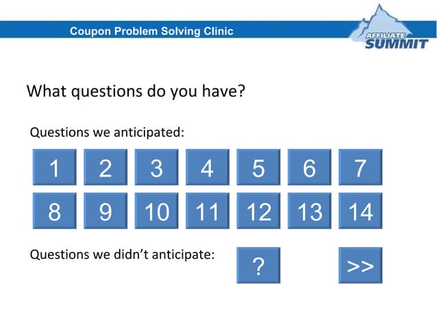Coupon Problem Solving Clinic | PPT | Web Development | Internet