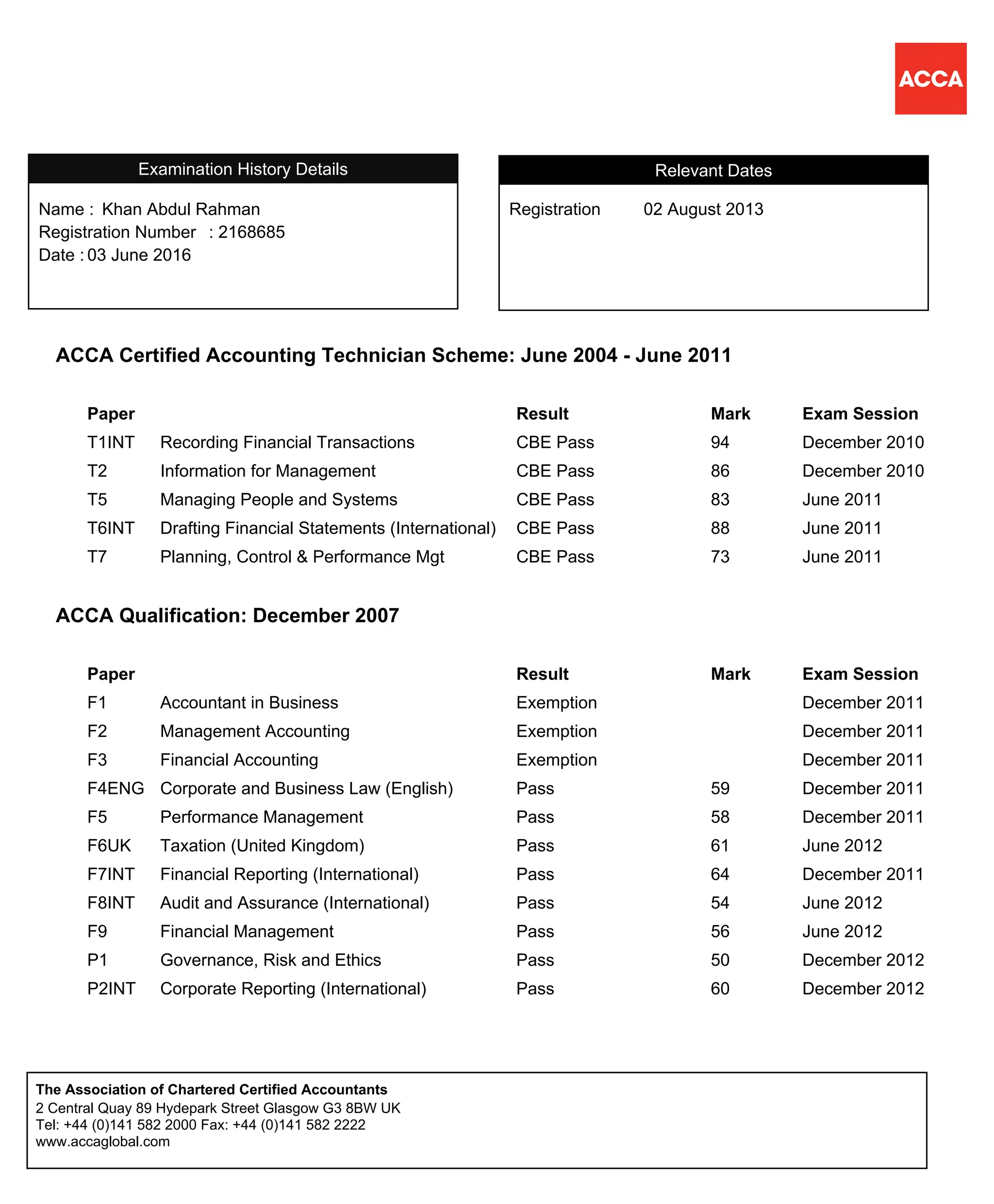 ExamHistoryTranscript2268012070798061711 | PDF