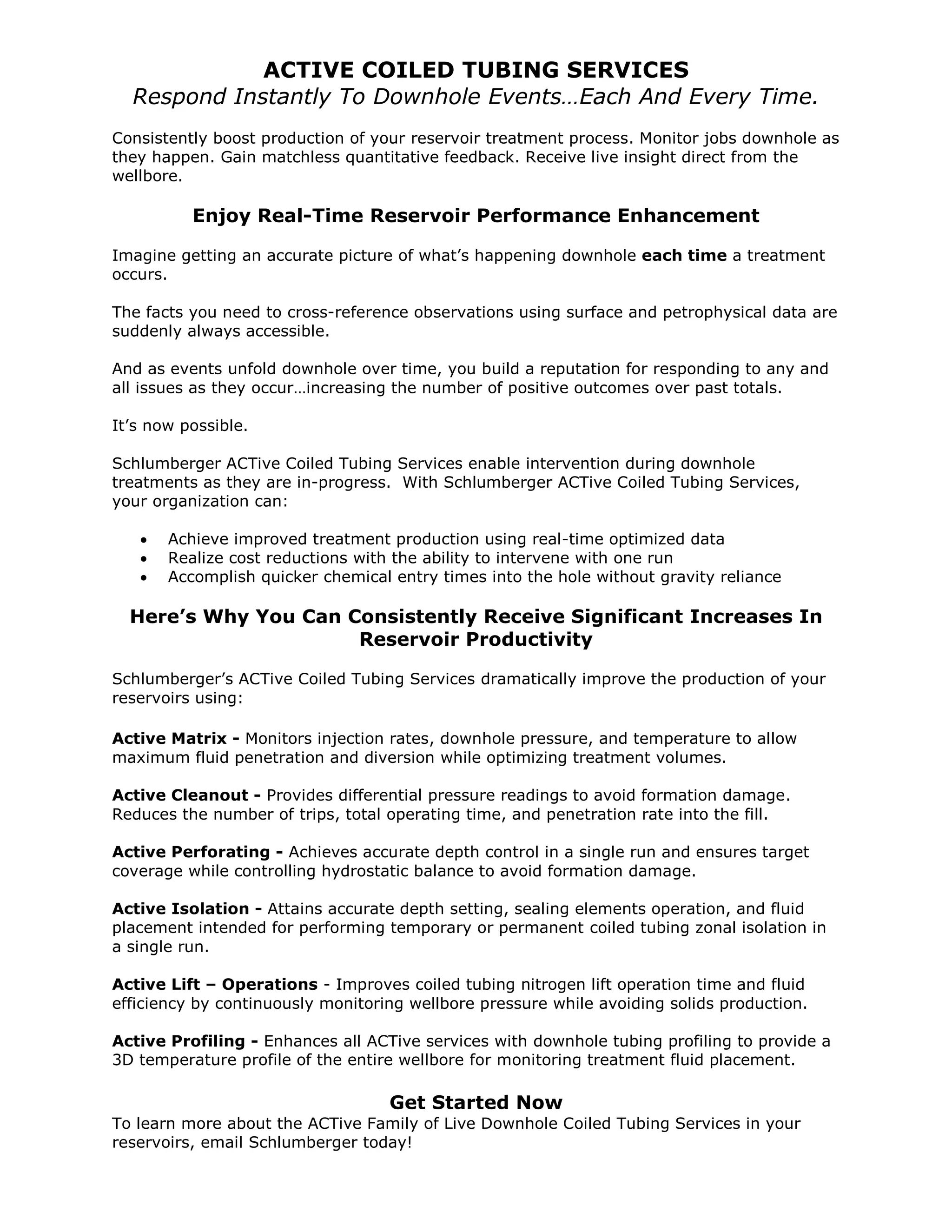 ACTIVE COILED TUBING SERVICESx | PDF