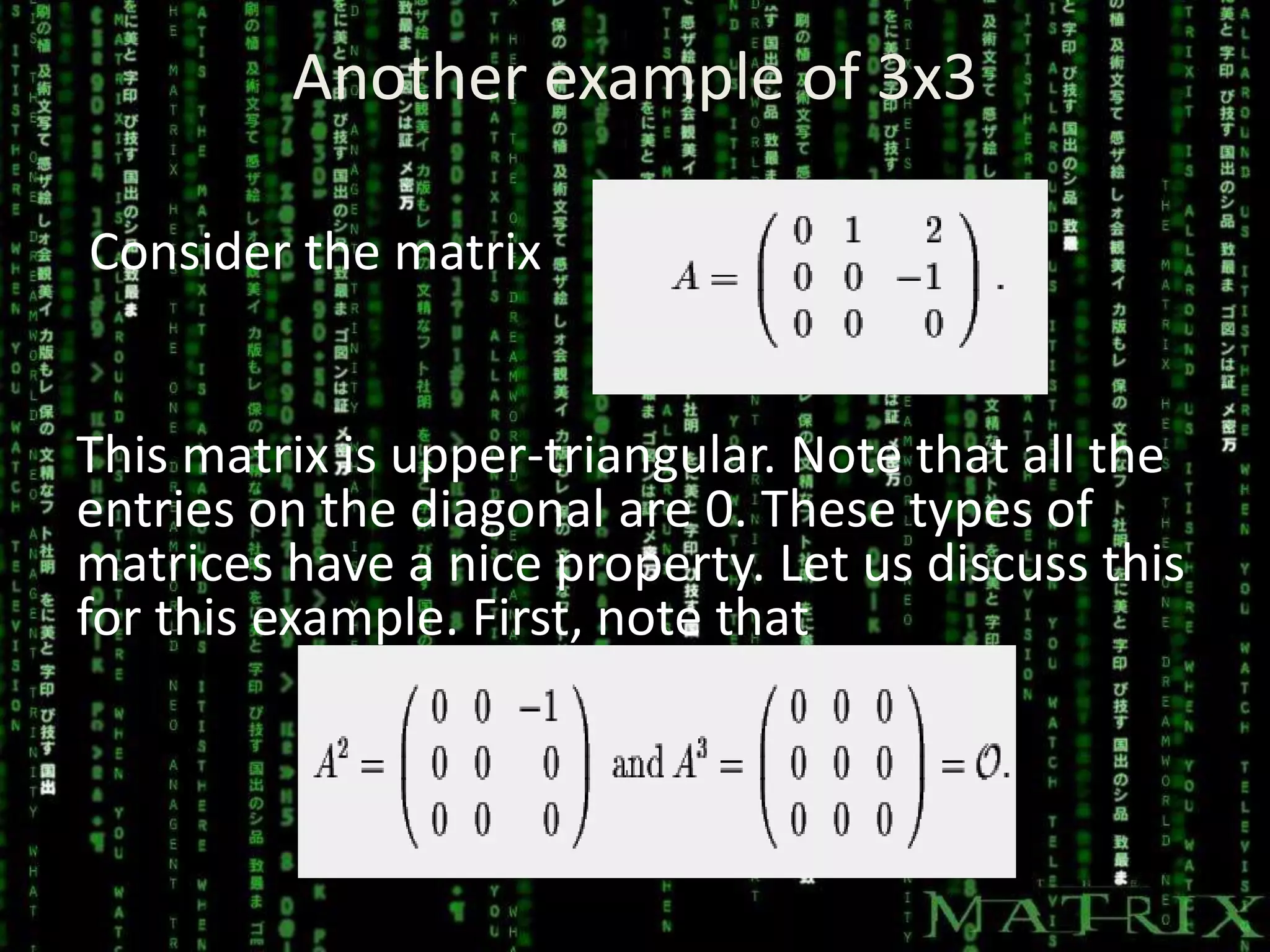 Matrix Exponential Pptx