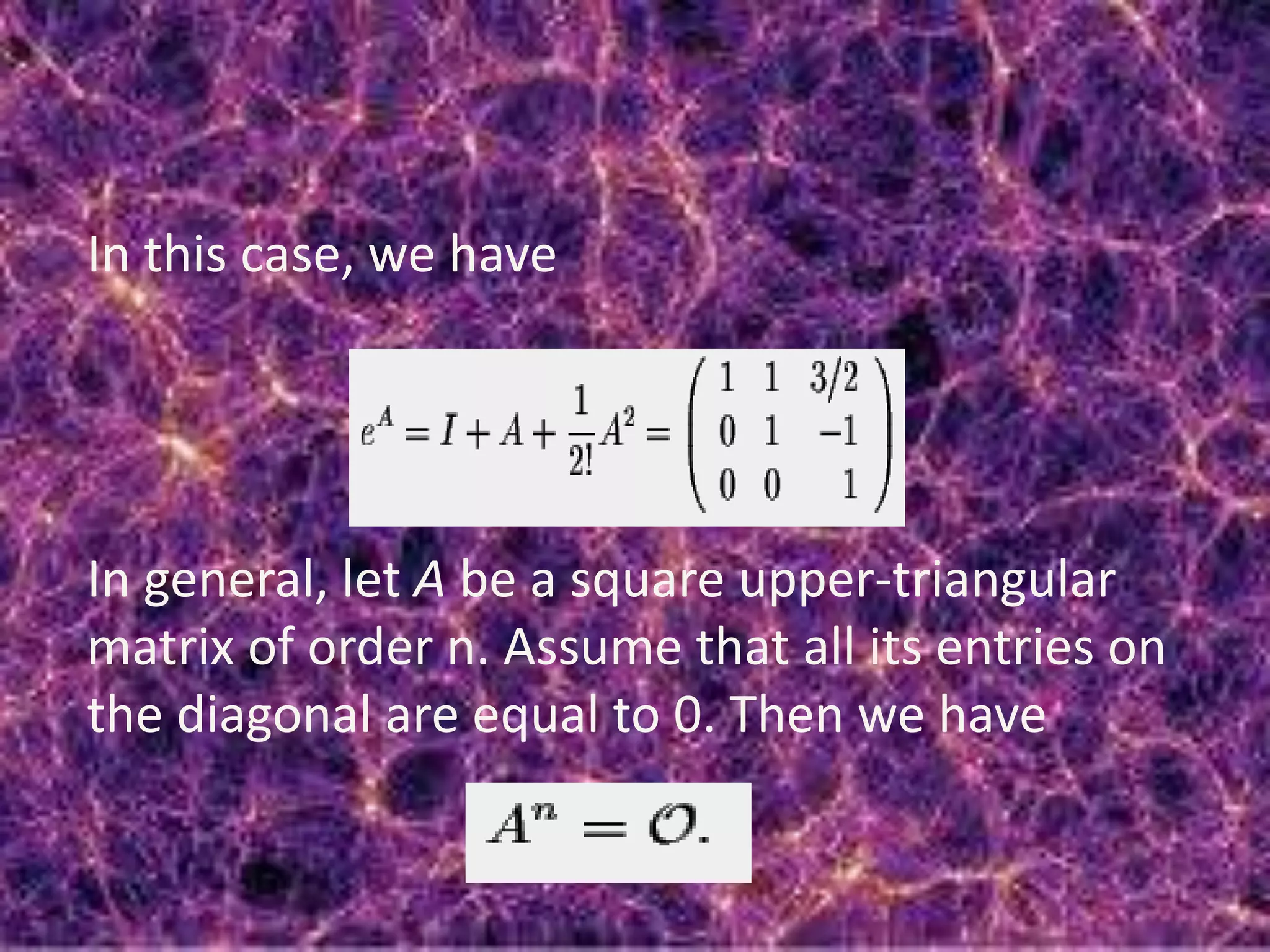Matrix Exponential Pptx