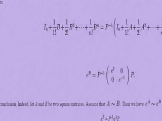 Matrix Exponential | PPTX