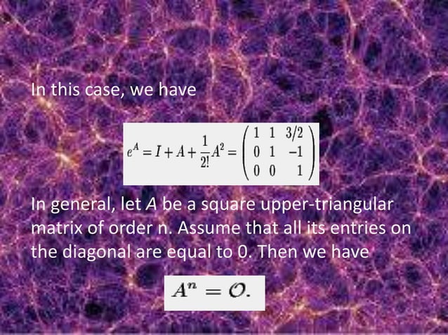 Matrix Exponential | PPTX