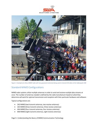 Understanding the Basics of MIMO Communication Technology | PDF