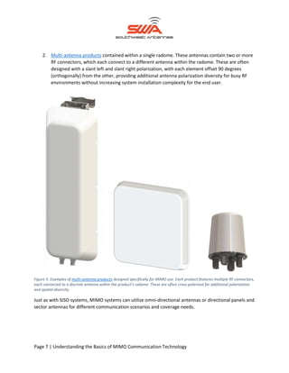Understanding the Basics of MIMO Communication Technology | PDF