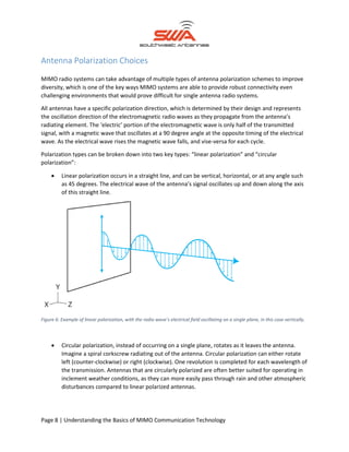 Understanding the Basics of MIMO Communication Technology | PDF