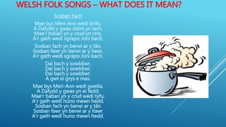 Welsh Folk Song 1 | PPTX