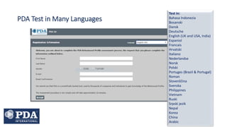 PDA ppt Presentation ENG | PPT