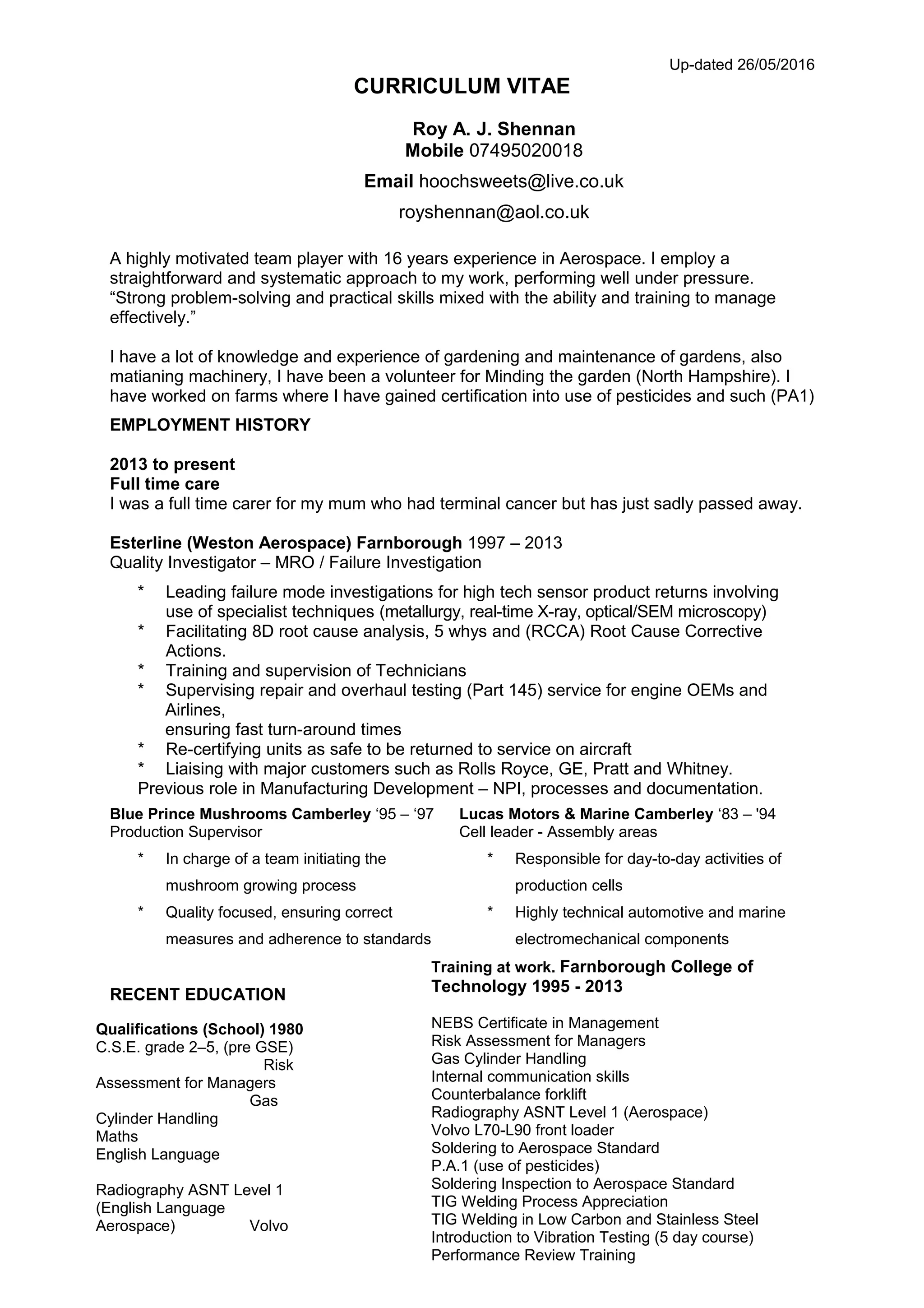 roy CV updated (6) | DOC