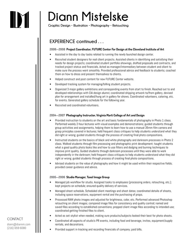 Mistelske-Resume-FINAL-2016 | PDF