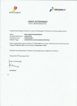 sk pertamina | PDF