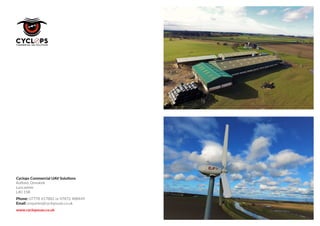 Cyclops UAV Brochure - Estate Agency, Aerial Property Marketing | PPT