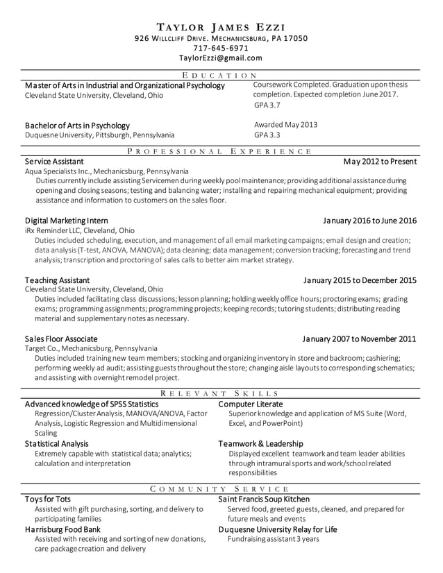 Taylor Ezzi Resume | DOCX