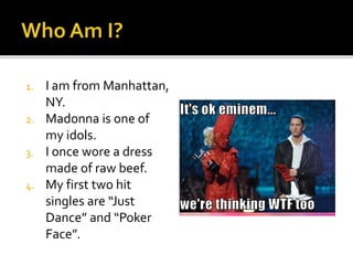 Famous People Guess Who Game | PPTX