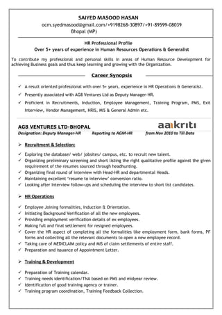 Saiyed Masood Hasan | DOC