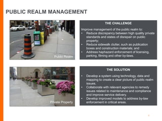 Raising the Standard - Using Data to Improve Public Realm Management ...