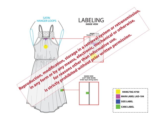 Summer dress-Tech pack example | PDF
