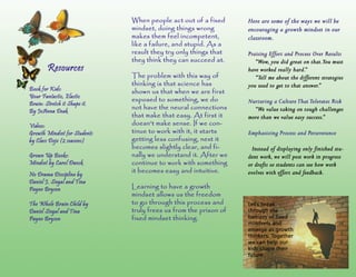 Combined inside and outside of growth mindset trifold