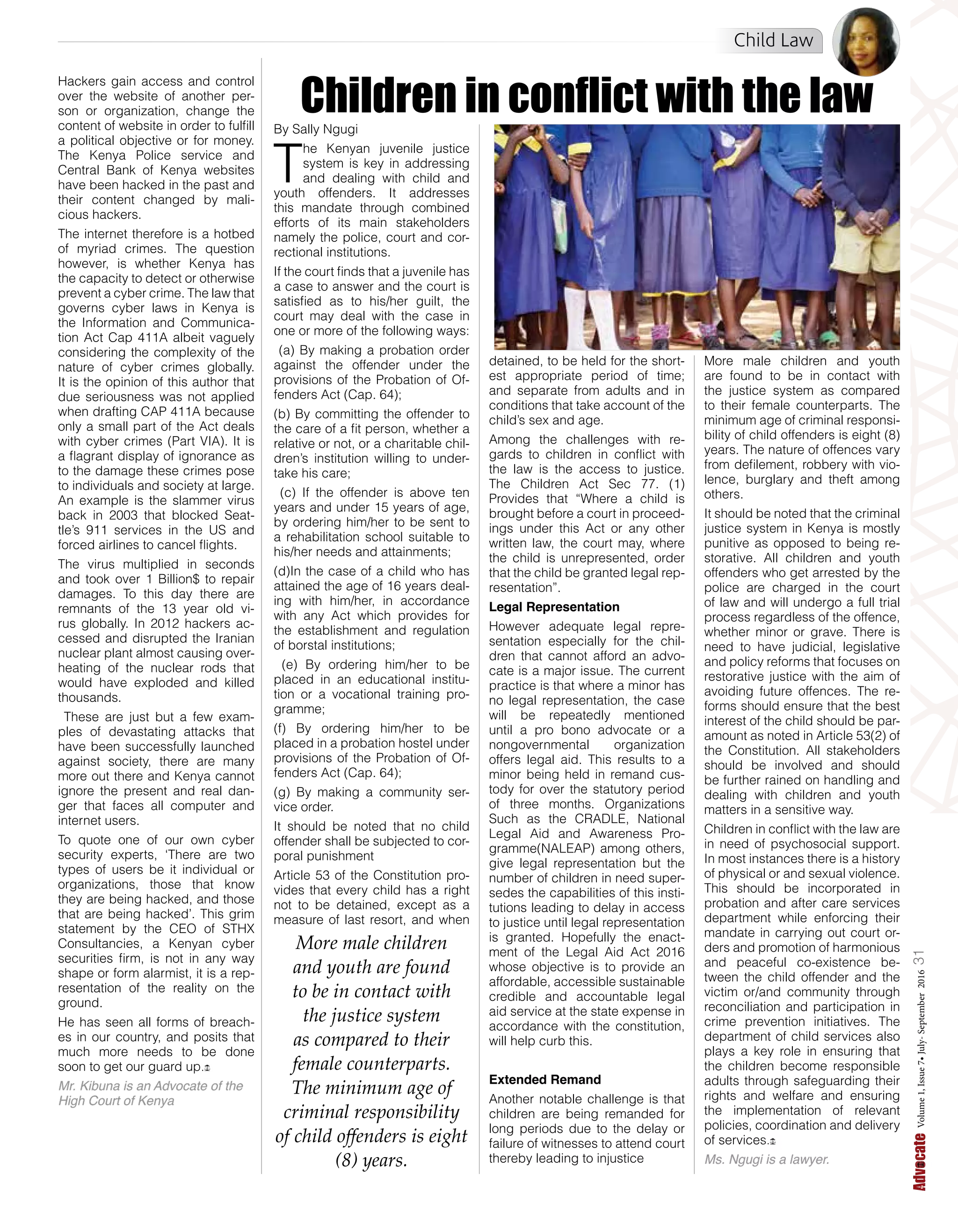 Children in conflict with the law-1 | PDF | Crime & Harmful Acts to ...