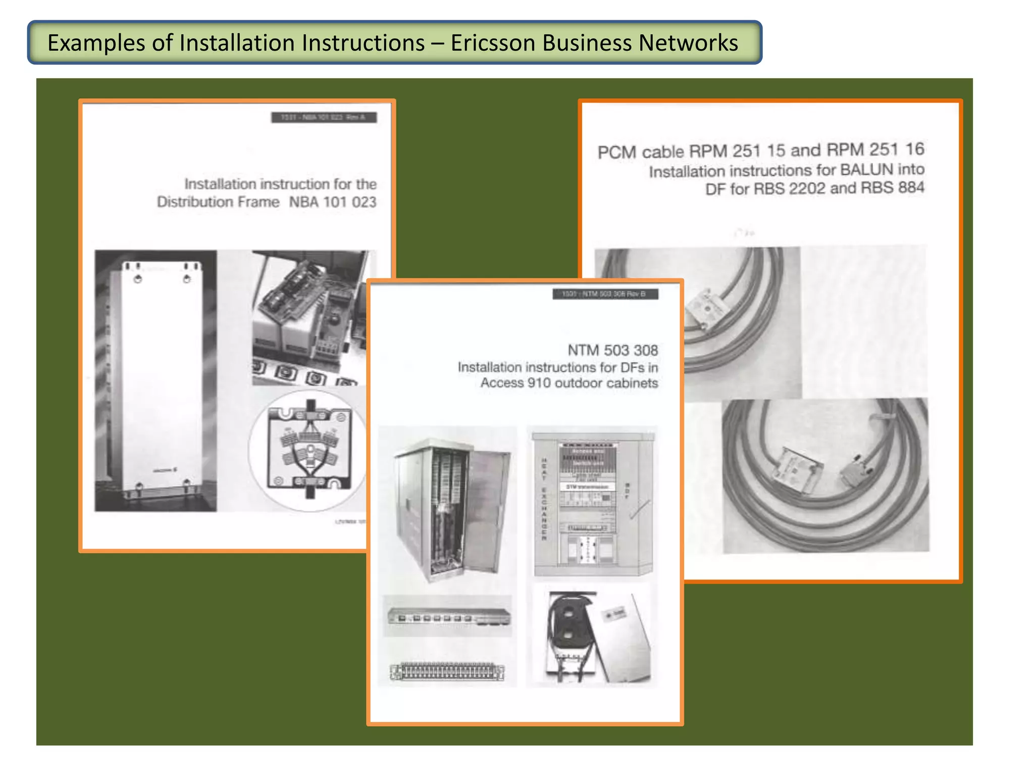 ericsson examples | PPTX