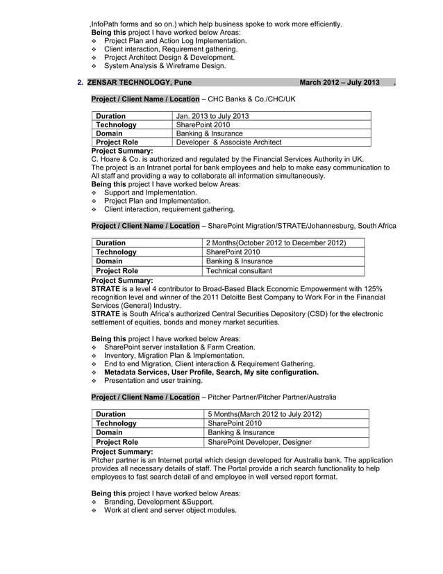 Anil Soni SharePoint Professional | DOC | Computer Software and Applications | Computing