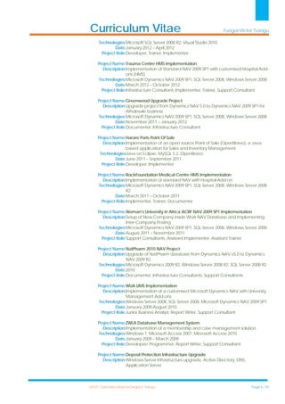 Fungai_V_Tsangu_CV | PDF