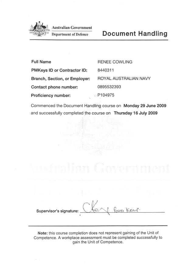 Document Handling Course. pdf | PDF | Education