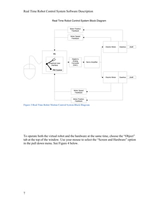 Real Time Robot Control System Software Description_3 | PDF