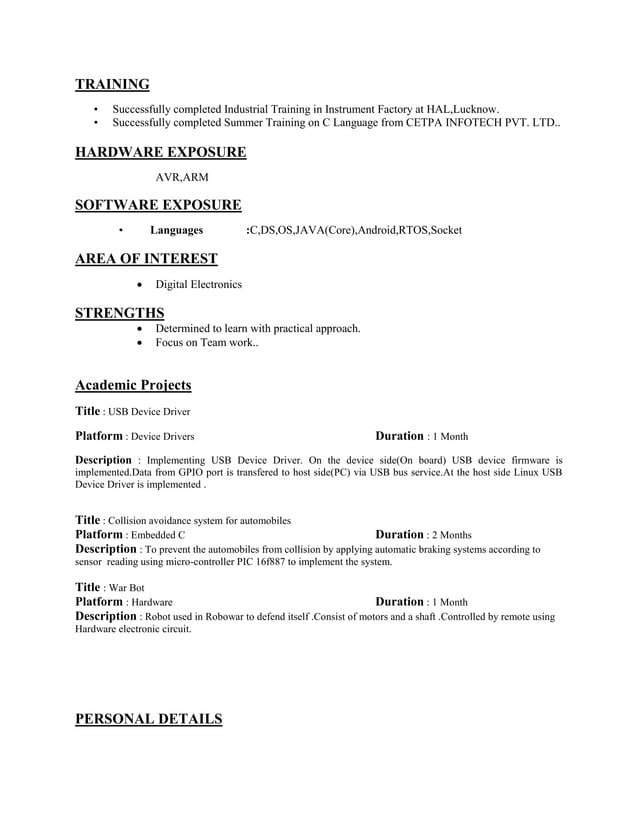 SHIVAM_CV(2) | PDF | Computing | Technology & Computing