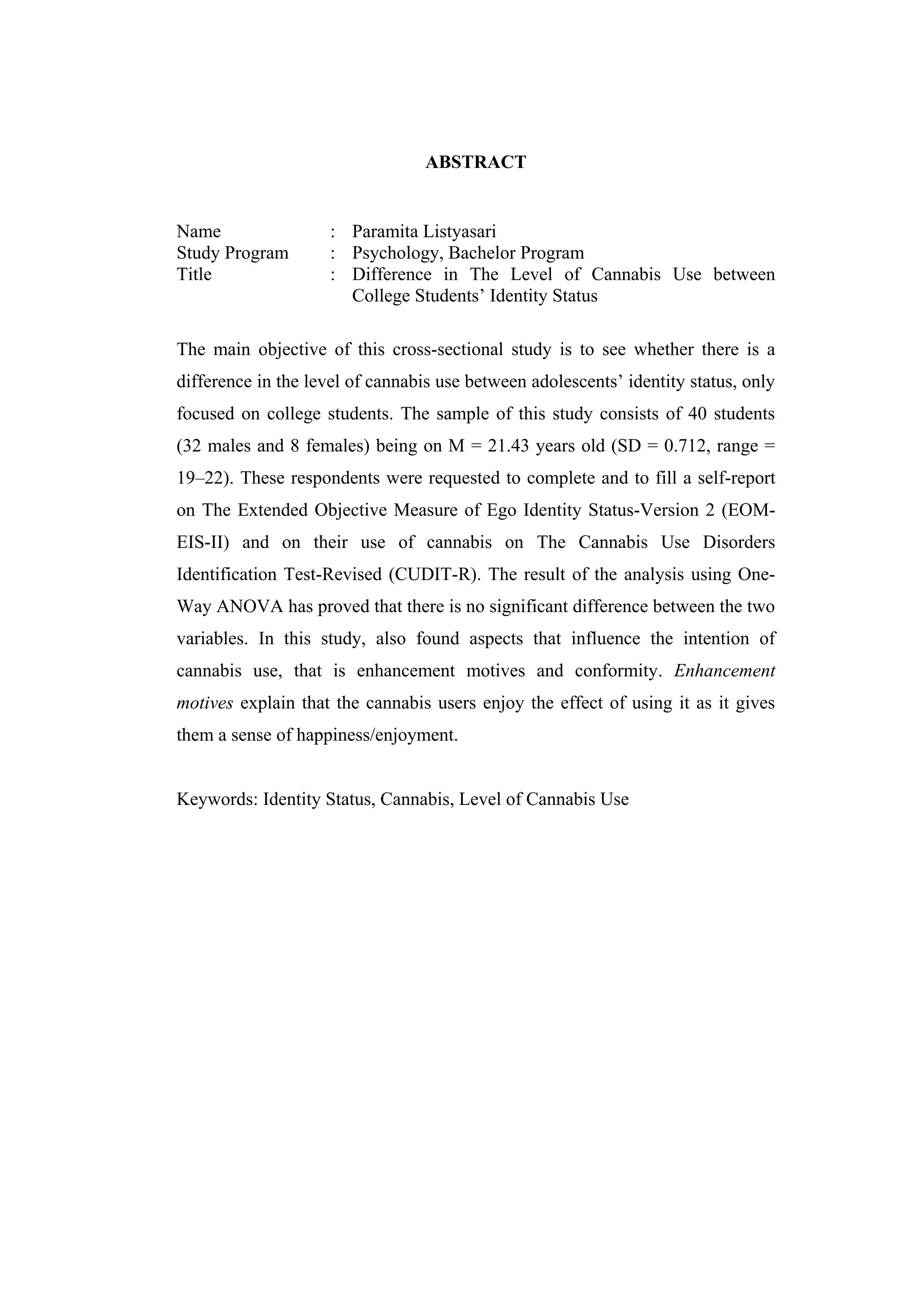 ABSTRACT SKRIPSI (INGGRIS) | PDF