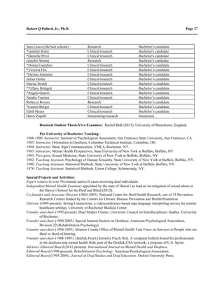 Pollard CV (10-28-15) | PDF