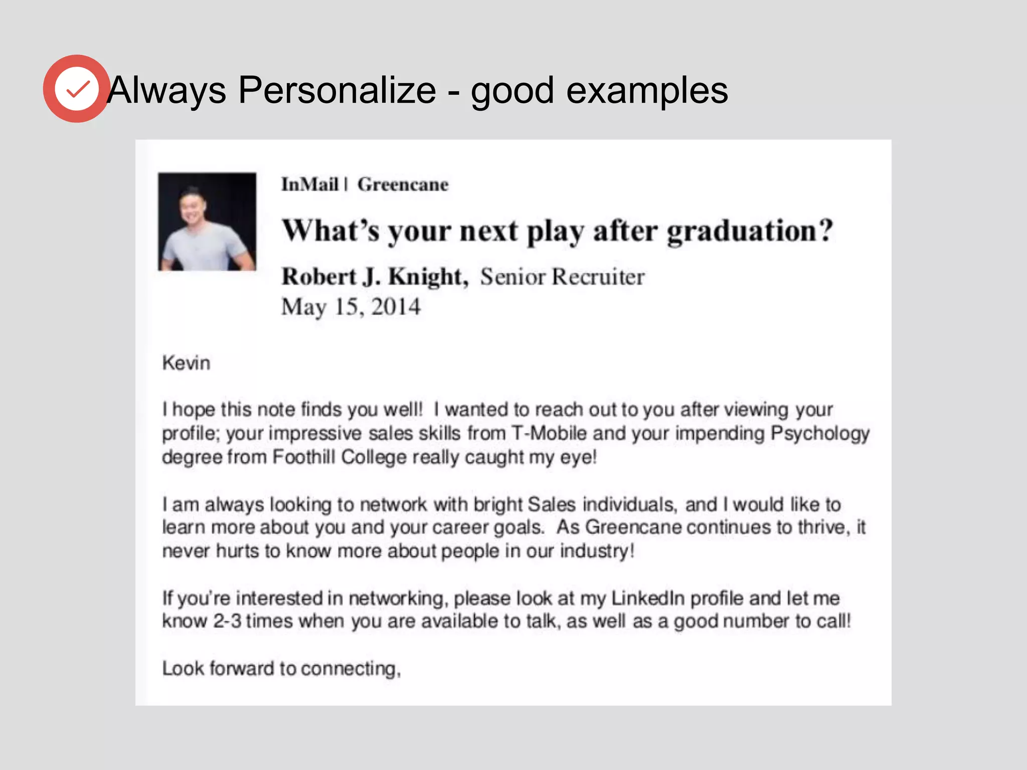 InMails Recommendations - 2015 | PPTX