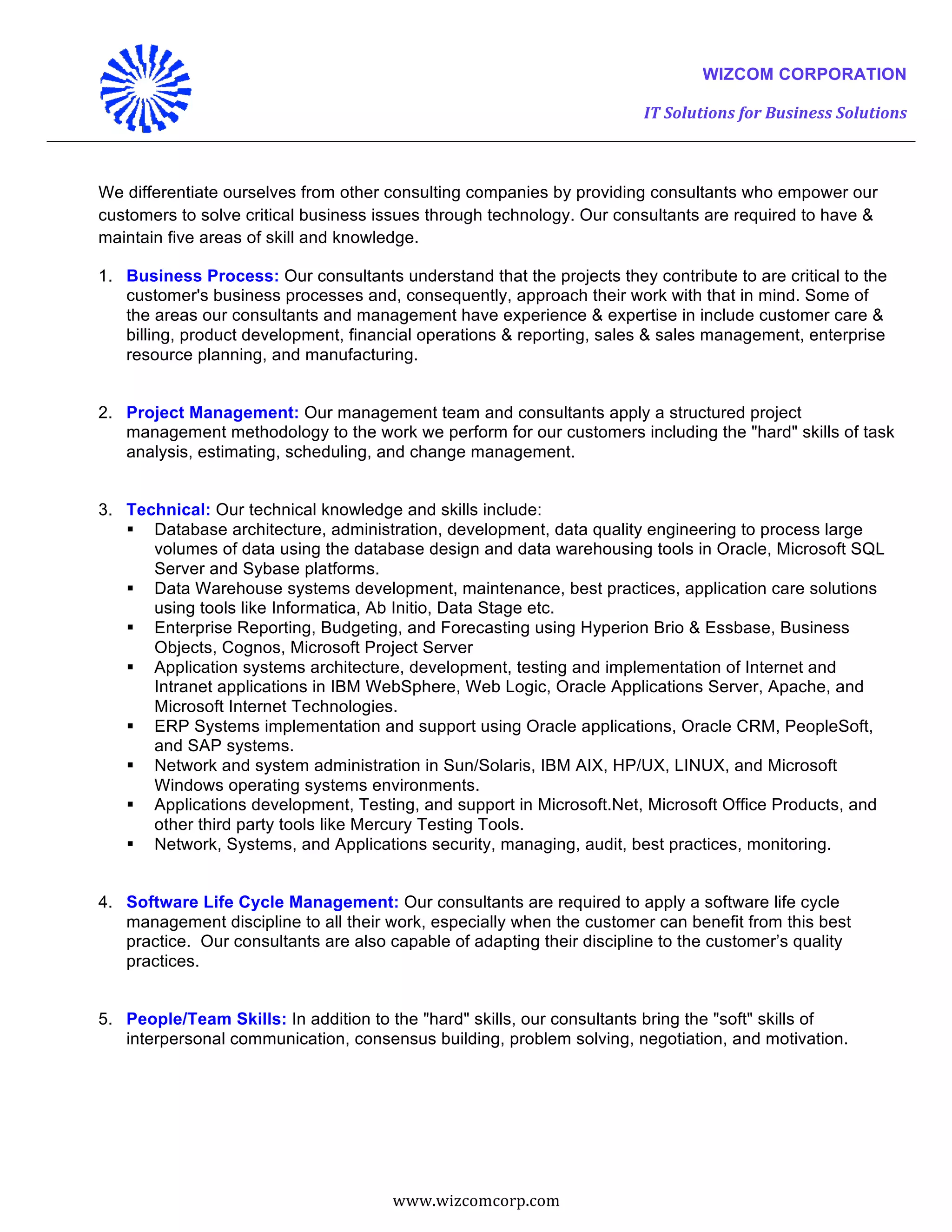 Wizcom Pamphlet | PDF