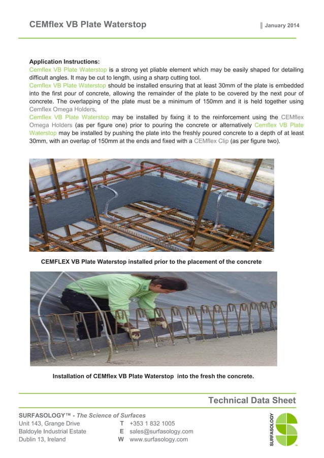 CEMflex VB Plate TDS | PDF | Science