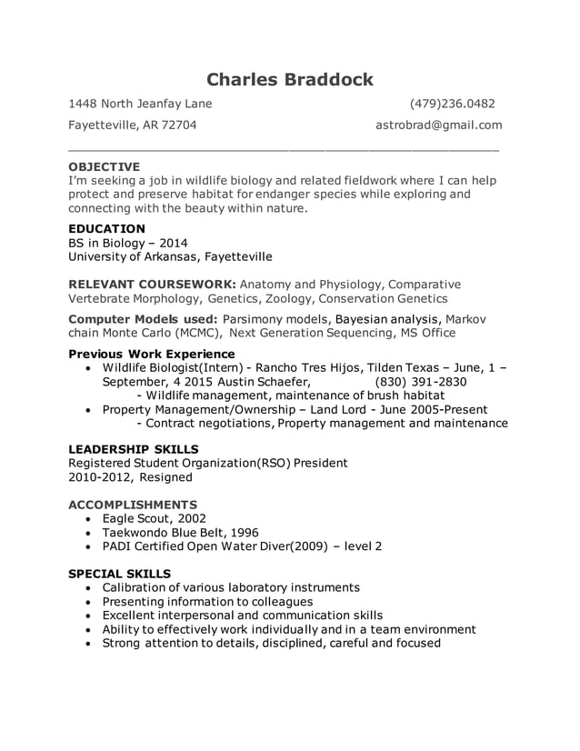 Brad B(RESUME) | PDF